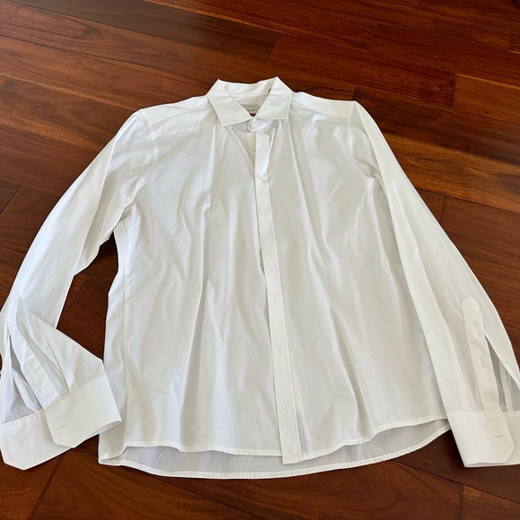 Haupt | Shirts | Mens White Haupt Button Down Shirt Sz 5 12 Medium ...